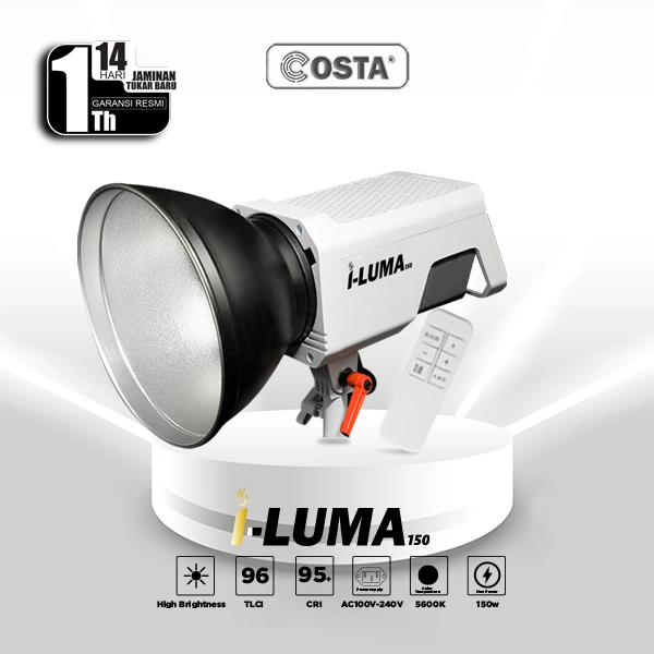 COSTA i-luma 150 COB led continuous light Video Bowens Mount | COSTA ...